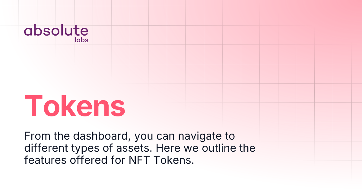 Tokens | Absolute Labs